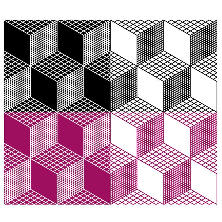 Cube Pattern Stock Illustrations – 127,198 Cube Pattern Stock ...