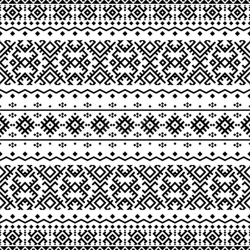 Seamless Ethnic Pattern Texture Background Design Vector Stock Vector ...