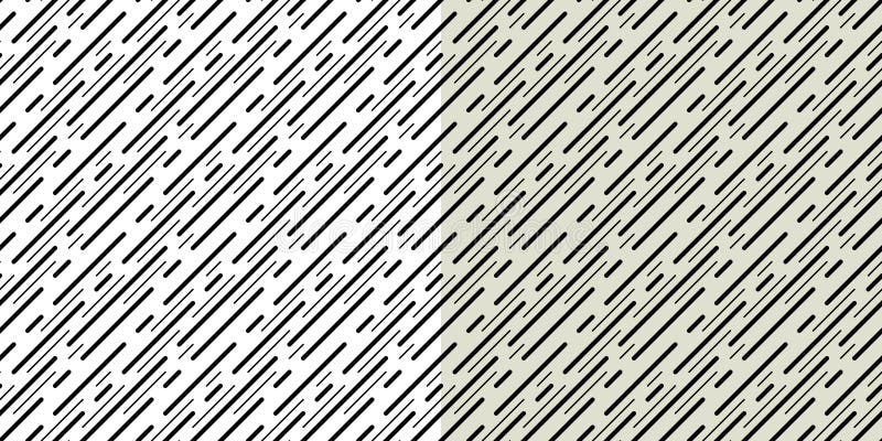 Monochrome Seamless Pattern of Diagonal Lines. Black Diagonal Straight ...