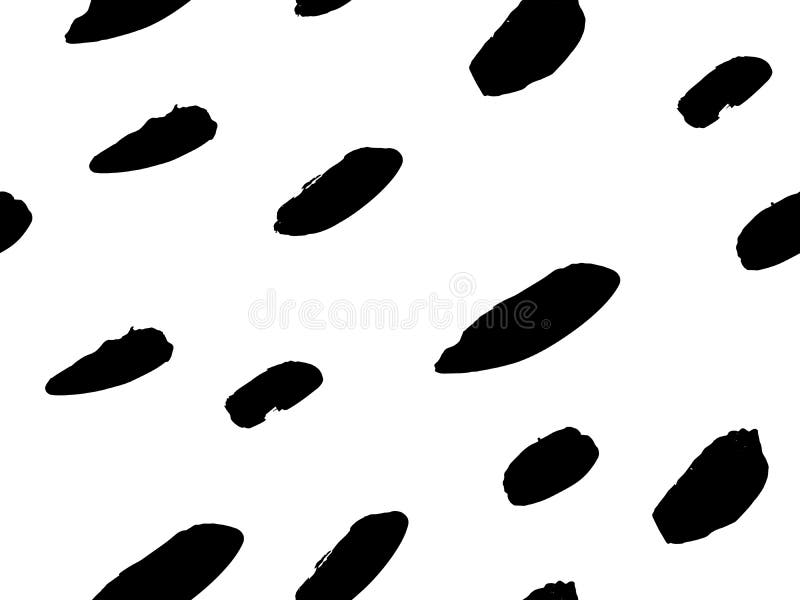 Monochrome Seamless Pattern for Fabric Design. Water Splash Paint ...