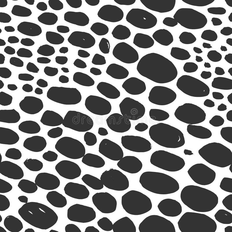 Monochrome Seamless Pattern for Fabric Design. Water Splash Paint ...