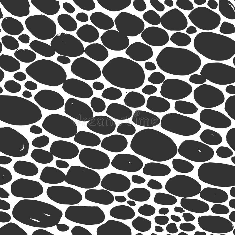 Monochrome Seamless Pattern for Fabric Design. Water Splash Paint ...