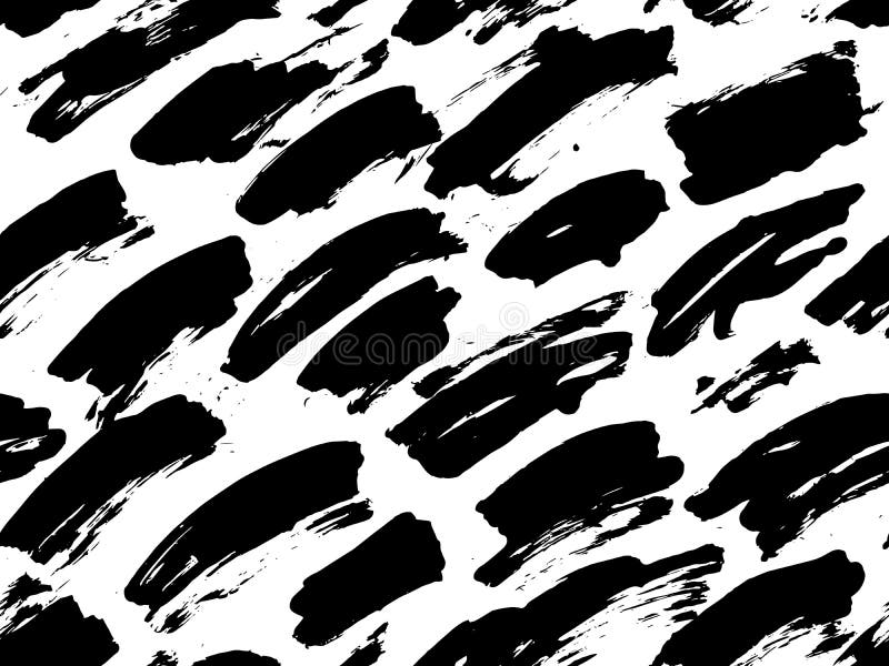 Monochrome Seamless Pattern for Fabric Design. Water Splash Paint ...