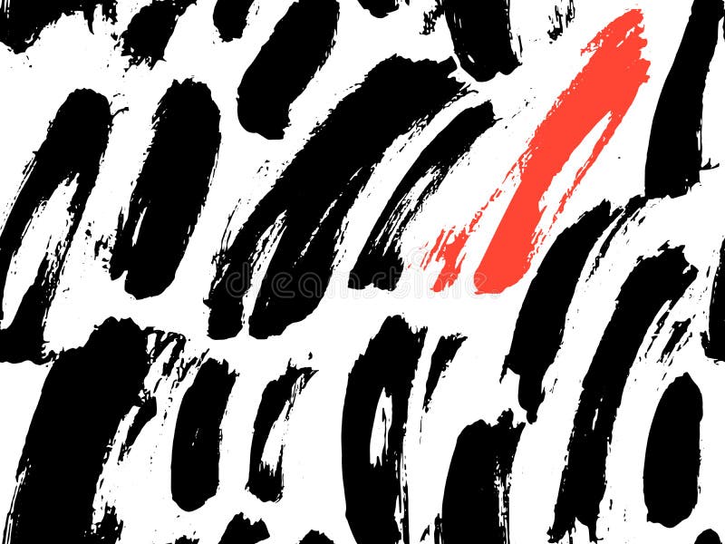 Monochrome Seamless Pattern for Fabric Design. Water Splash Paint ...