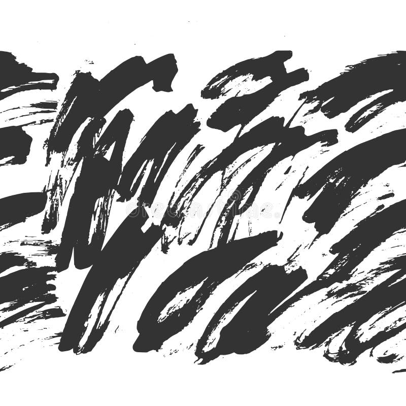 Monochrome Seamless Pattern for Fabric Design. Water Splash Paint ...