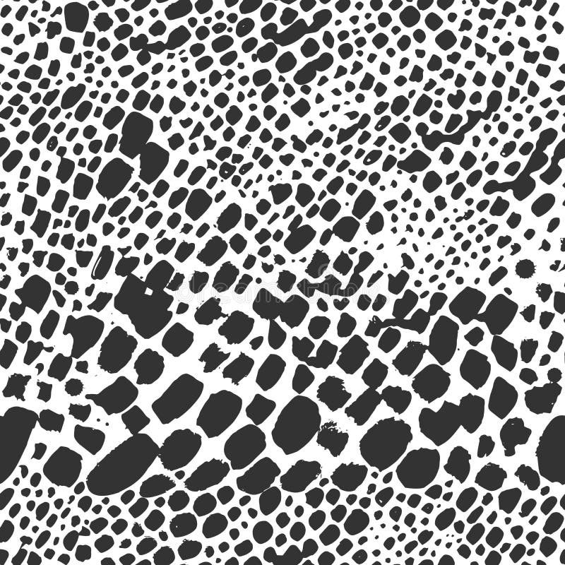 Monochrome Seamless Pattern for Fabric Design. Water Splash Paint ...