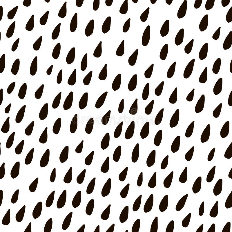 Monochrome Seamless Pattern with Water Drops. Childish Texture for ...