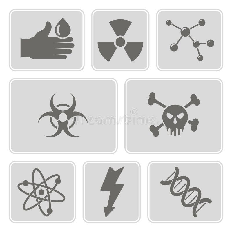 Monochrome Set Science Icons Stock Illustrations – 1,048 Monochrome Set ...