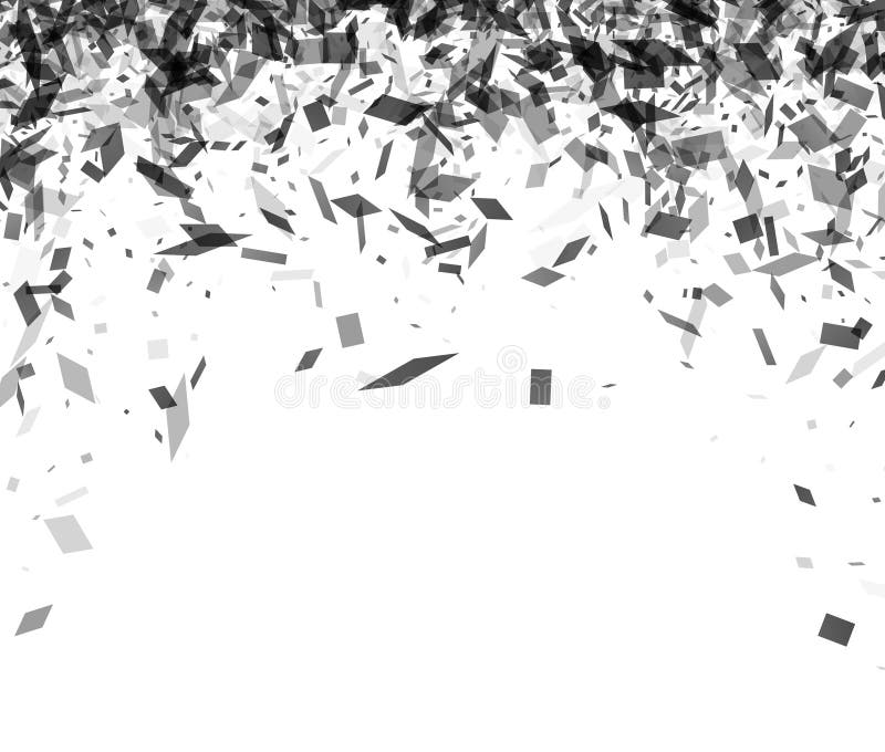 Monochrome Shards Drift stock vector. Illustration of monochrome ...