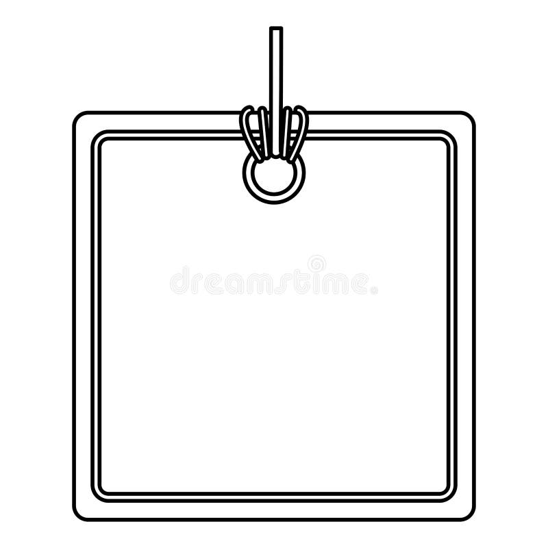 Square Price Tag stock vector. Illustration of illustration - 32588523