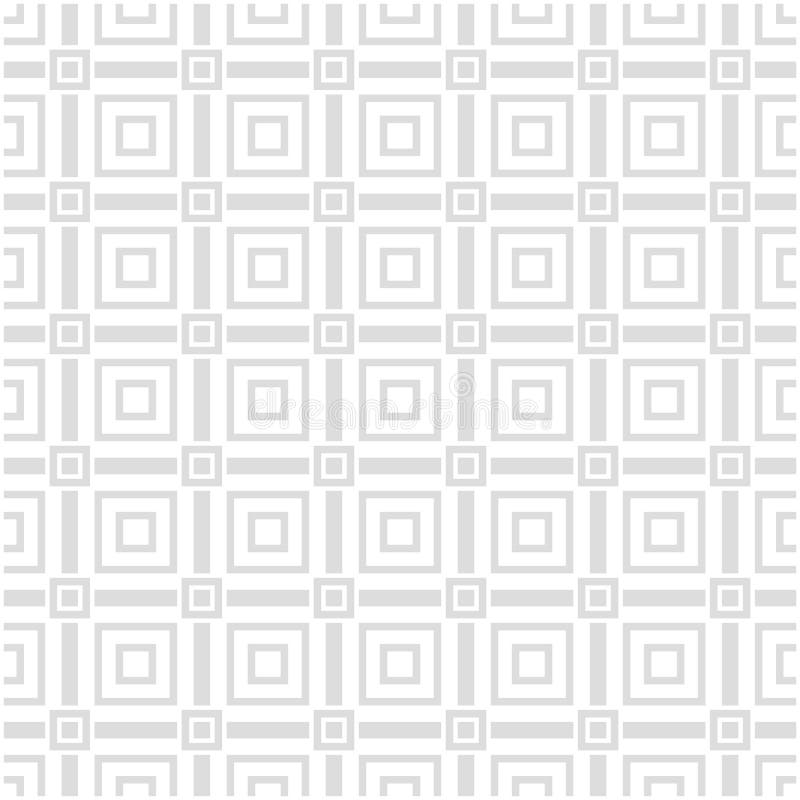 Silver Square Seamless Pattern Stock Vector - Illustration of recurring ...