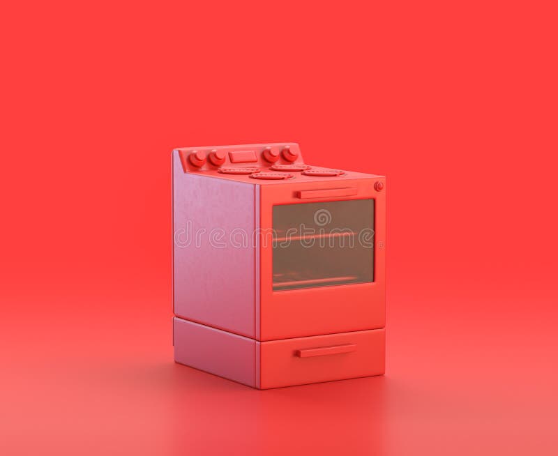 3D red icon - 3D rendering stock illustration. Illustration of symbol ...