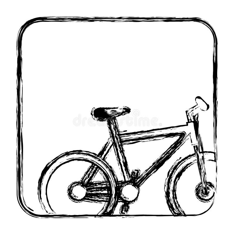 Bike frame sketch stock vector. Illustration of steel - 116302558