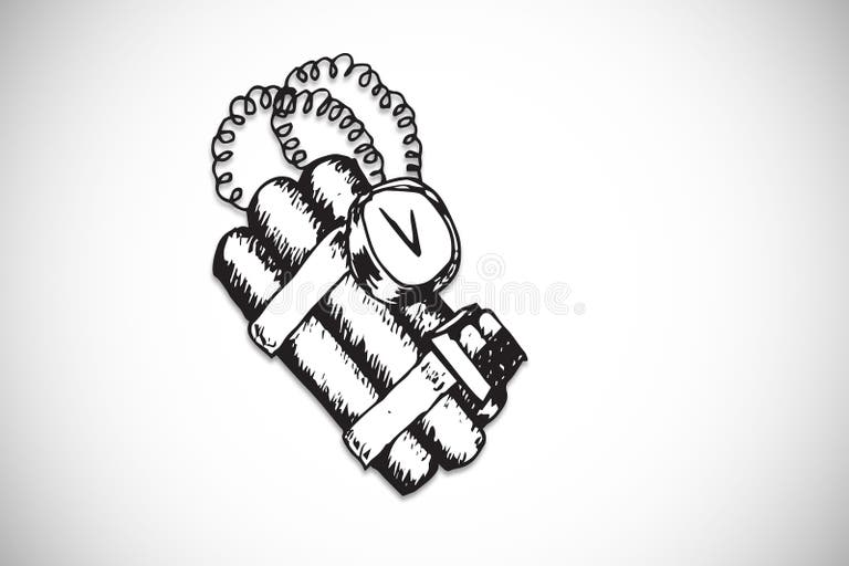 Explosive Dynamite Sketch Stock Illustrations – 433 Explosive Dynamite ...