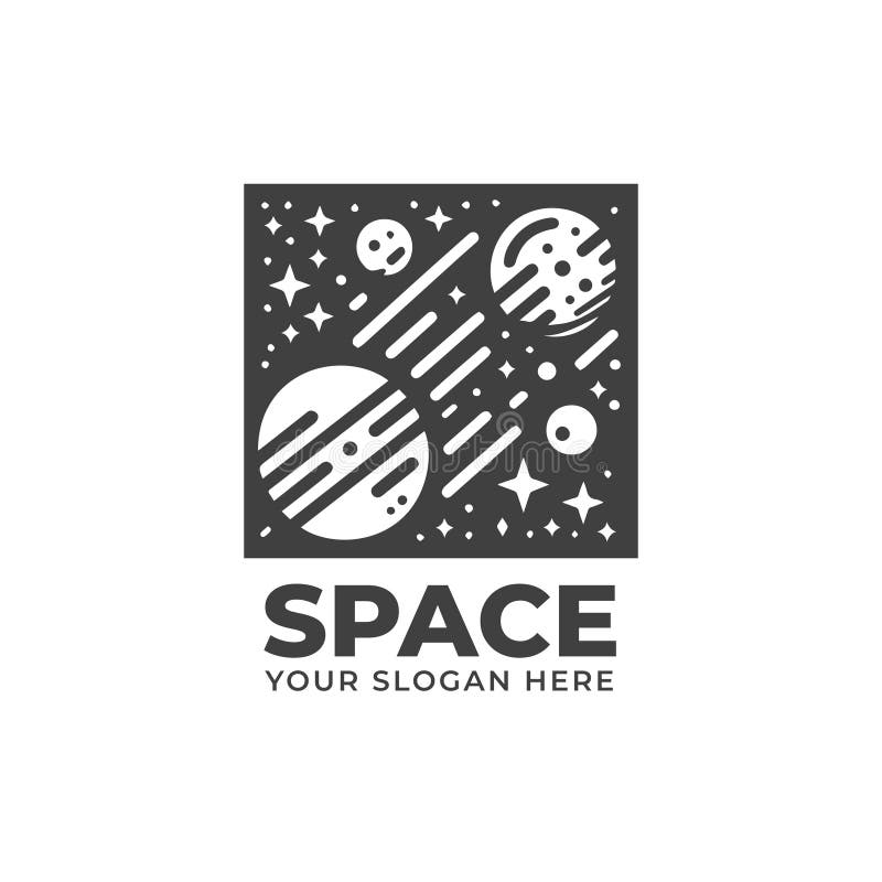 Monochrome Space Shuttle Logo Design 1 Stock Vector - Illustration of ...