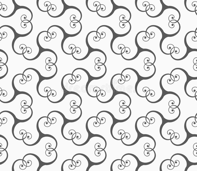 Monochrome with Spiral Eyes Stock Vector - Illustration of textured ...