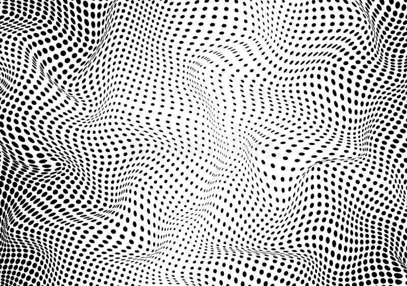 Dot Pattern with Halftone Effect. Black White Pop Art Gradient. Half ...