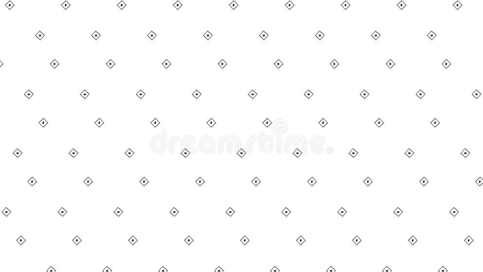 Monochrome Square Bot Pattern Stock Illustration - Illustration of ...