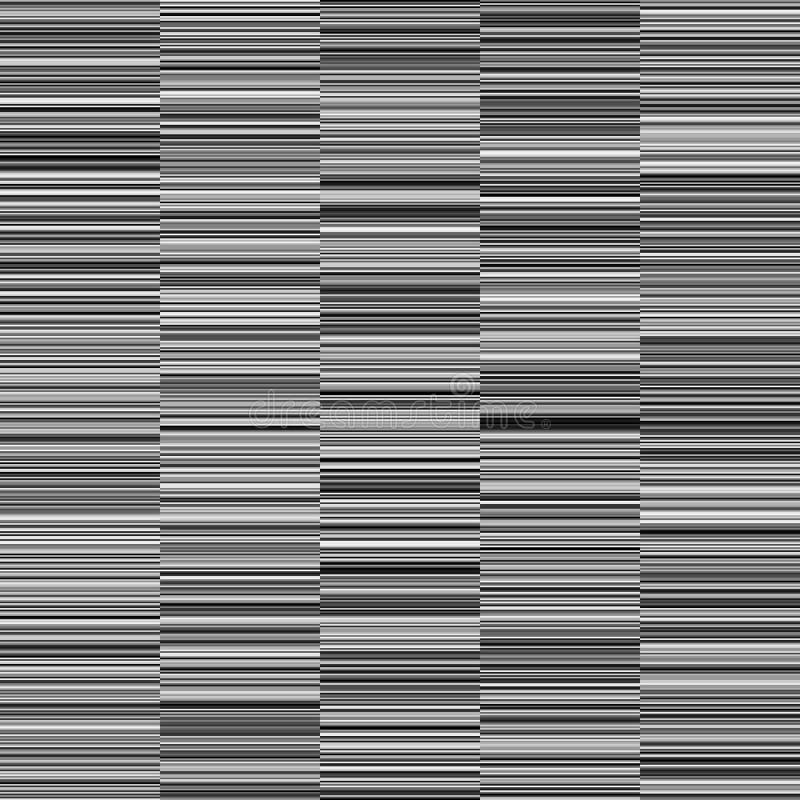 Monochrome Straight Horizontal Variable Width Stripes Background Stock ...