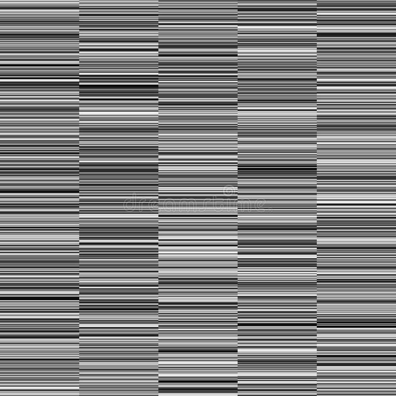 Monochrome Straight Horizontal Variable Width Stripes Background Stock ...