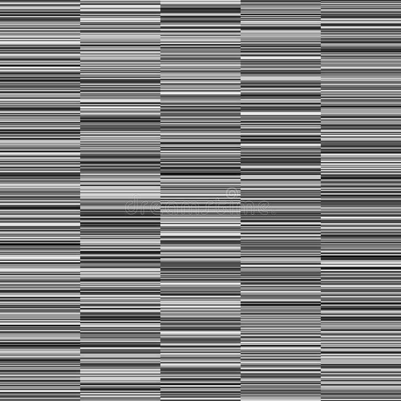 Monochrome Straight Horizontal Variable Width Stripes Background Stock ...