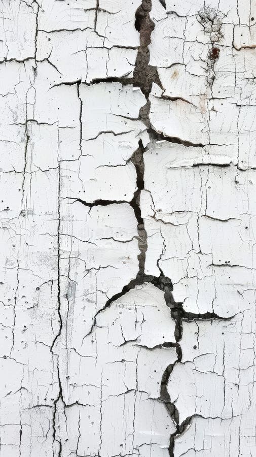 A Monochrome Texture of Crackled Paint Adorns a Surface, Revealing ...