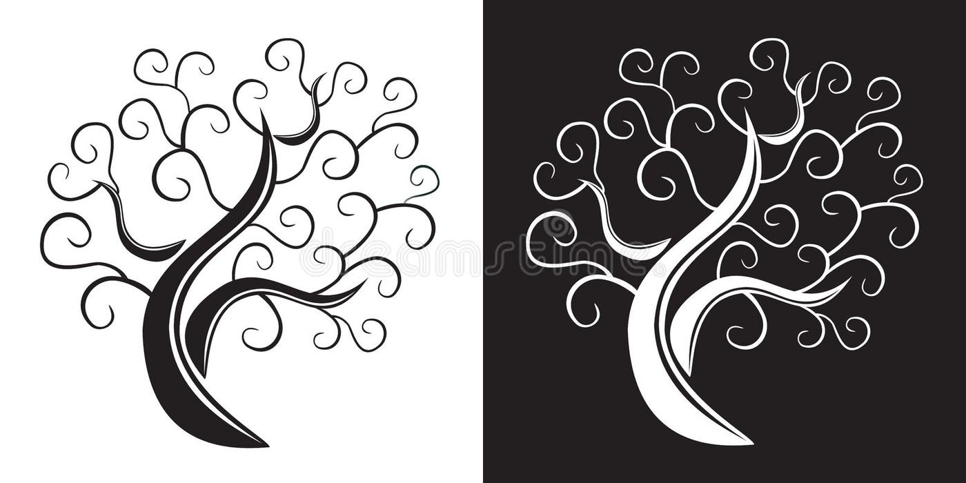 Monochrome Trees Stock Illustrations – 35,962 Monochrome Trees Stock ...