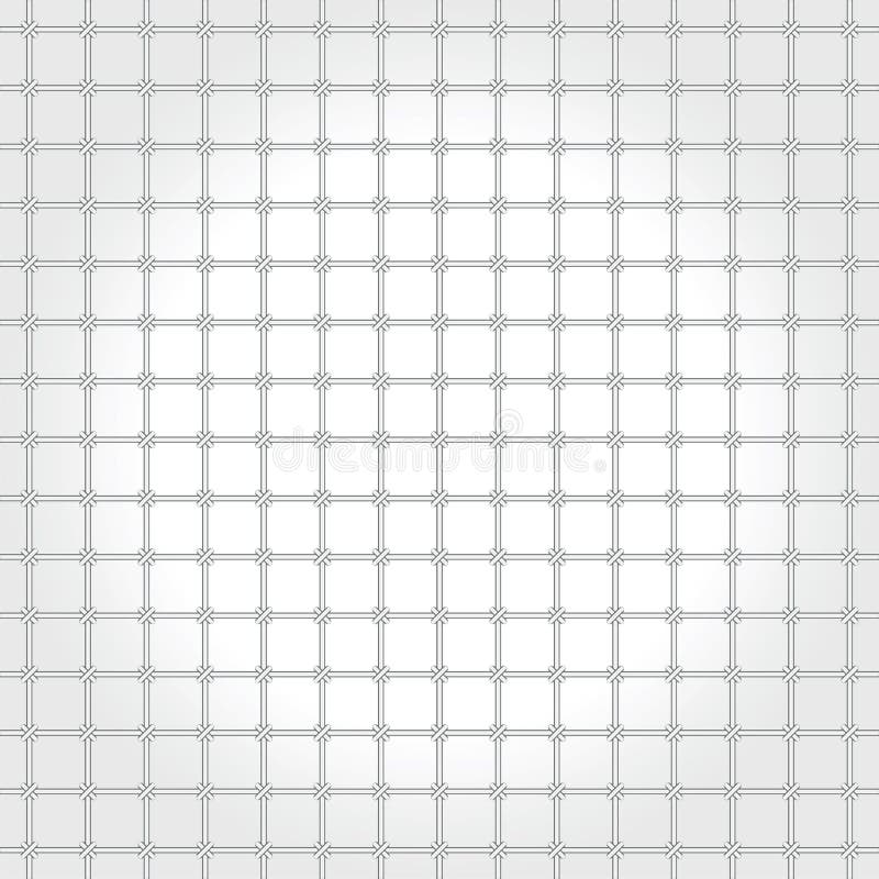 Monochrome Vector Pattern - Grating Stock Vector - Illustration of grid ...