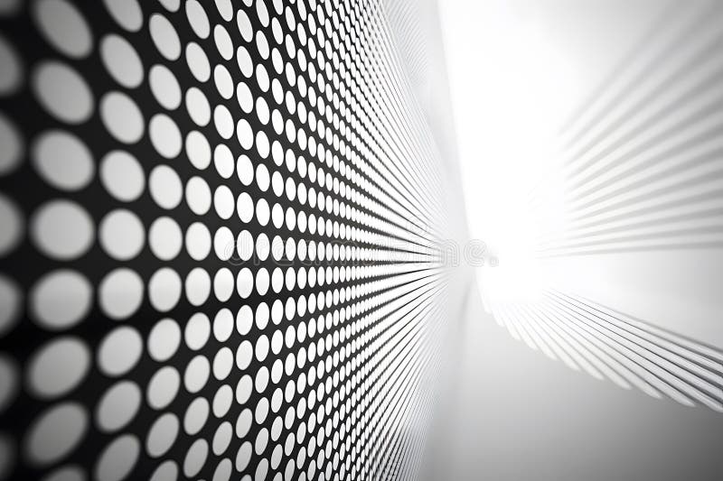 Monochrome Vertical Halftone Abstract Geometric Pattern with Parallel ...