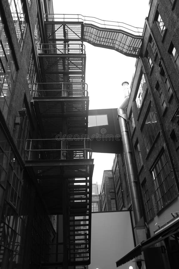 Monochrome Warehouse Building Stock Photo - Image of city, ganesh: 84101342