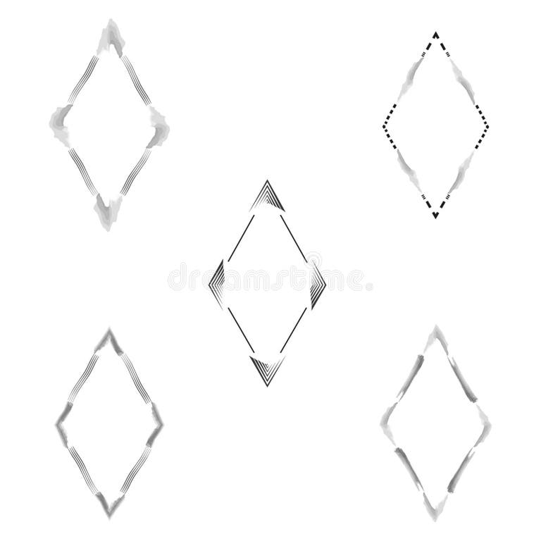 Diamond Shape Border Gradient Stock Illustrations – 6,613 Diamond Shape ...