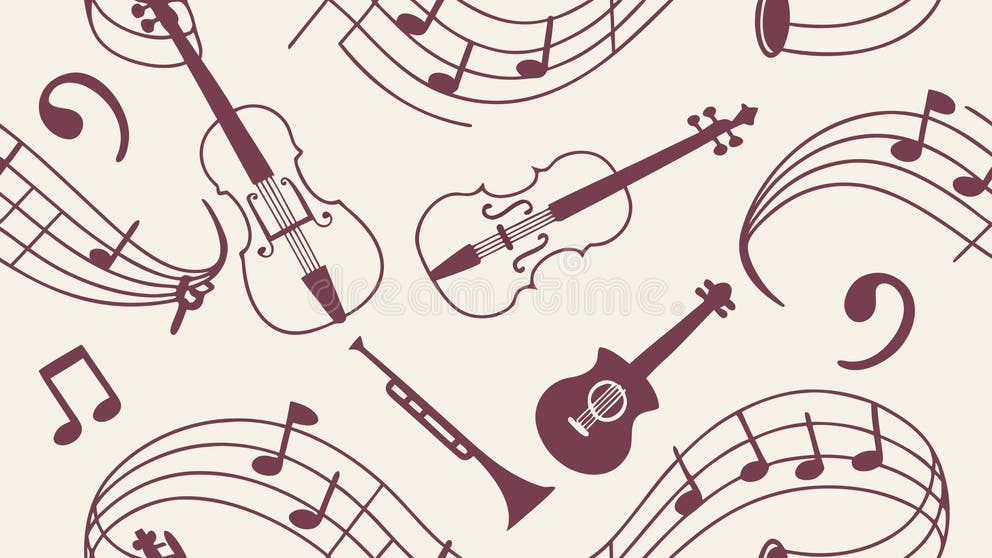 Outline Wind Instruments Stock Illustrations – 785 Outline Wind ...