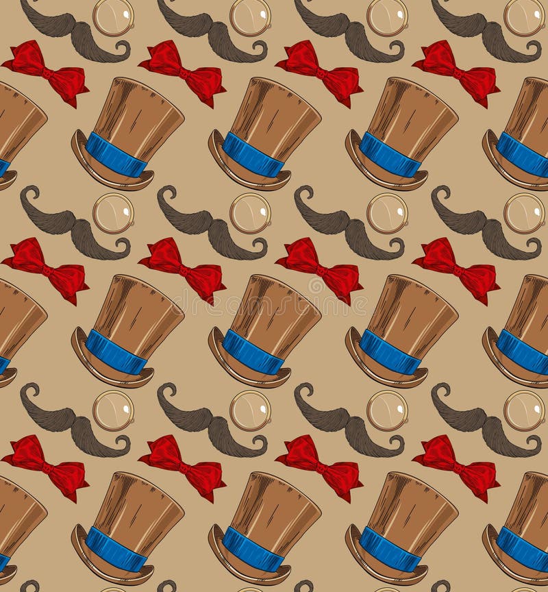 Monocle Moustache Stock Illustrations – 414 Monocle Moustache Stock ...