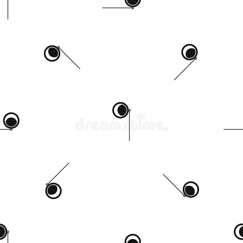 Monocle Pattern Seamless Black Stock Vector - Illustration of ancient ...
