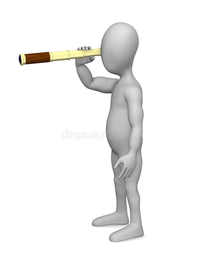 Monocular stock illustration. Illustration of toon, monocular - 14562943