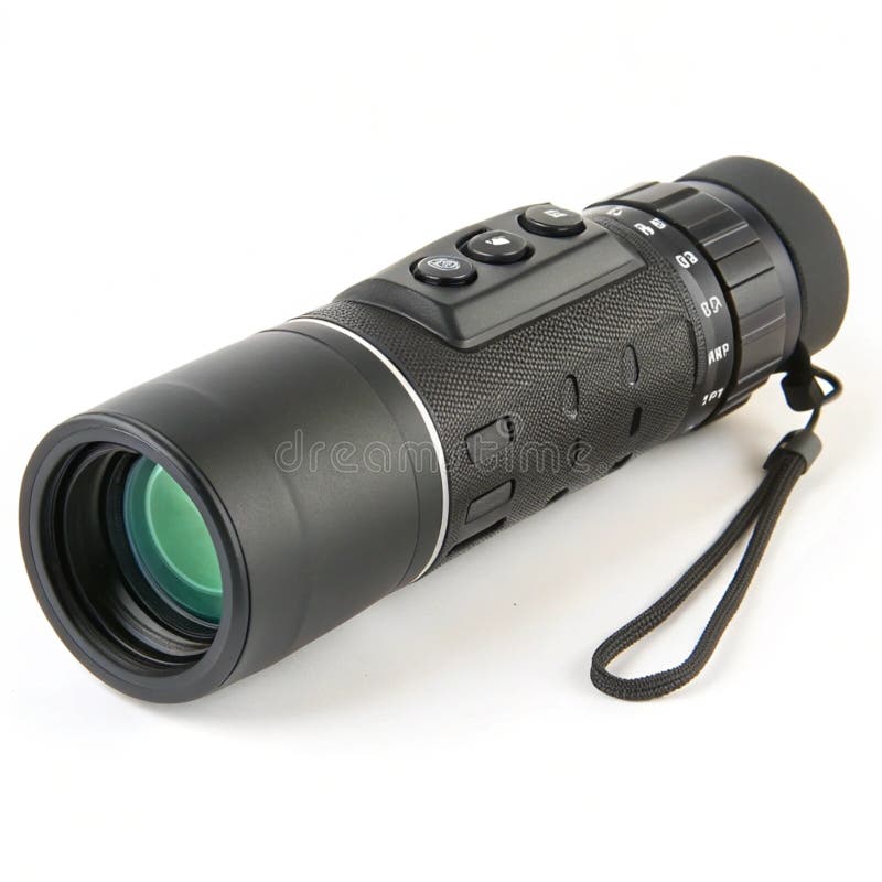 Monocular on Transparent Background Stock Illustration - Illustration ...