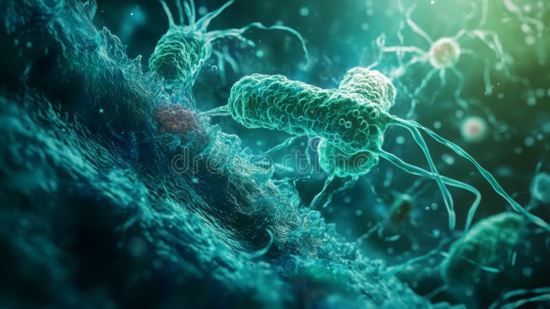 Monocytes Transforming into Macrophages Engulfing Pathogens Under ...