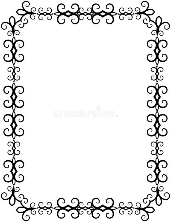 Monoframe stock illustration. Illustration of monochrome - 4430205