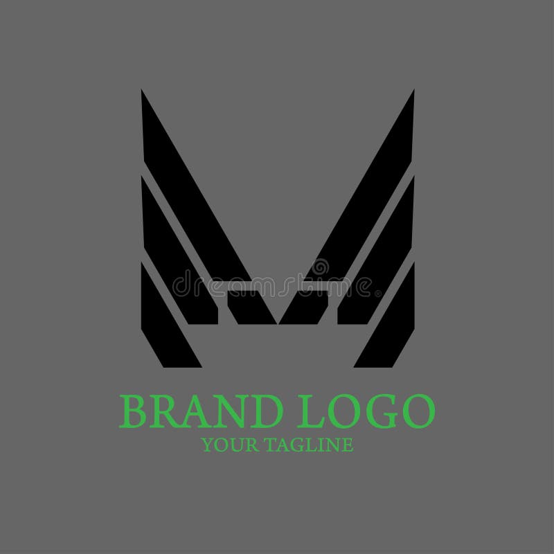 Monogram V Wing Logo Vector Art Icons and Graphics Stock Vector ...