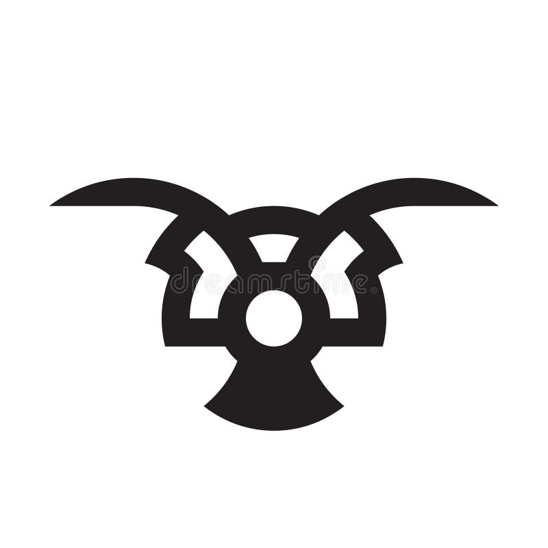 Monogram Circle. Geometric Symbol for Icon or Logo Geometric Tribal ...