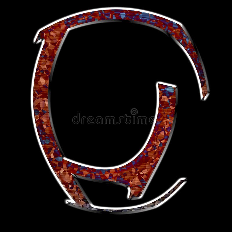 Monogram E Coloured Spangle Stock Illustration - Illustration of ...