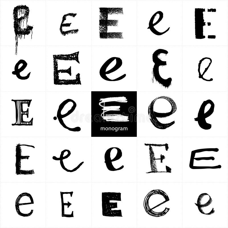 Handwritten Stylish Letters Stock Illustrations – 2,289 Handwritten ...