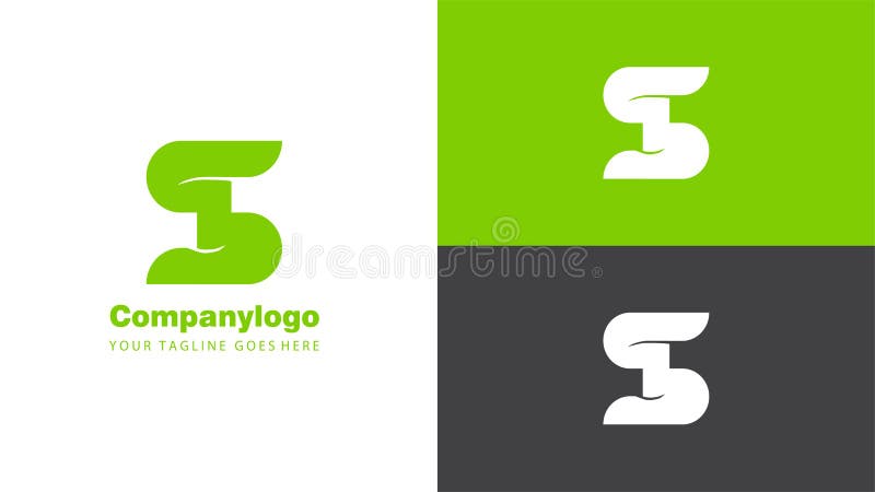 Monogram Geometry Style S Letter Suitable for Company Logo Stock ...