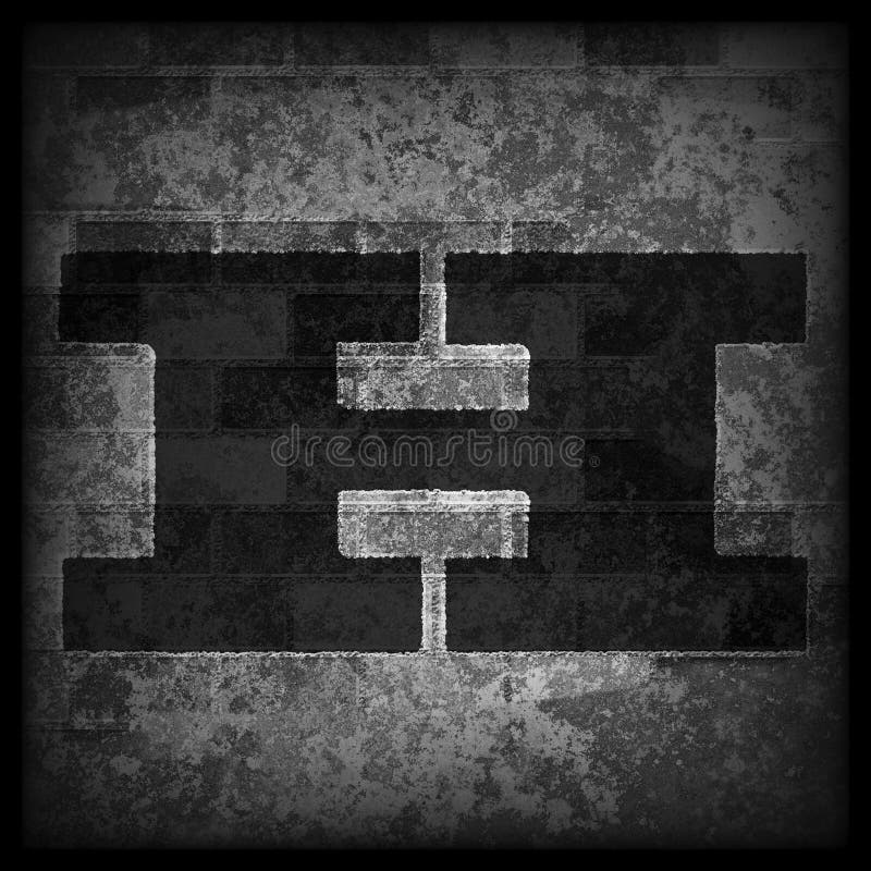 Monogram H street art stock illustration. Illustration of character ...