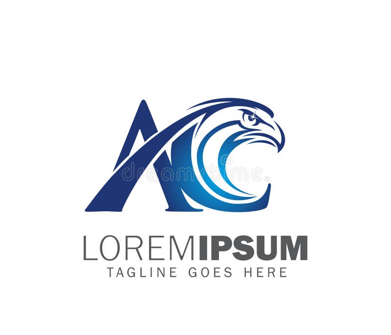 Monogram Initial Letter AC Logo Sign Stock Vector - Illustration of ...