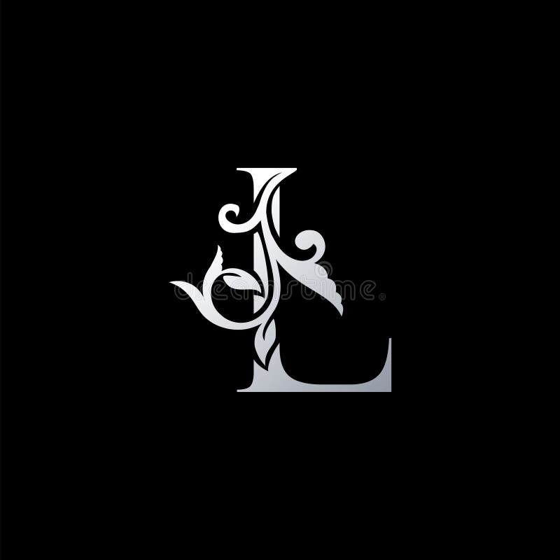 Ornate Initial Letter L Luxury Logo Icon, Vintage L Letter Logo Design ...