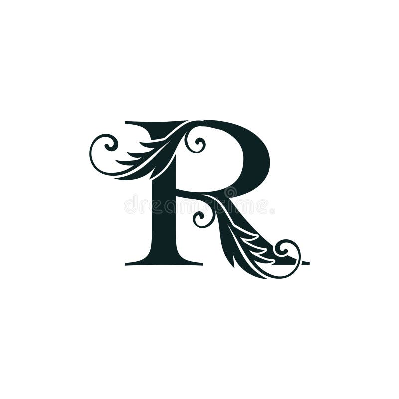 Monogram Initial Letter R Luxury Logo Icon, Luxurious Vector Design ... Monogram Initial Letter R Luxury Logo Icon, Luxurious Vector Design ...