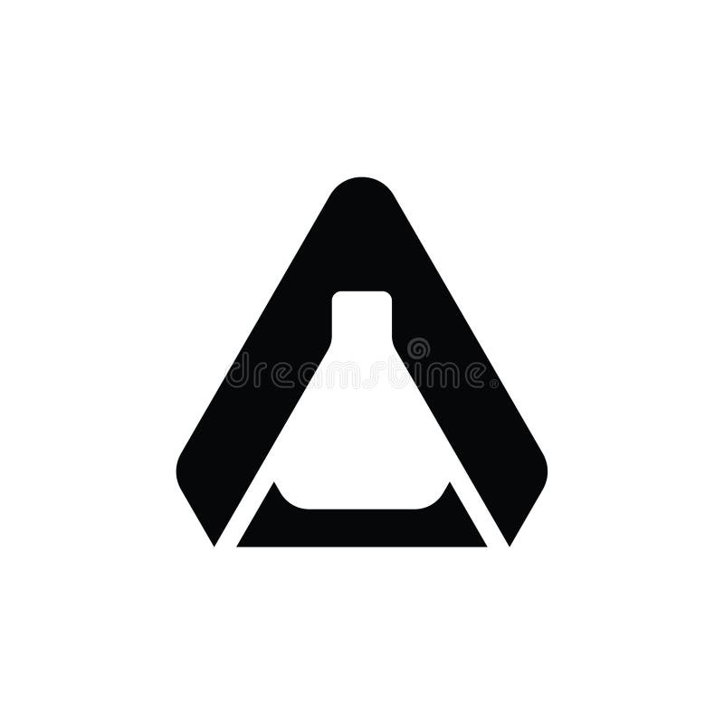 Monogram a, Initials a, Letter a, Lab Logo Design Stock Illustration ...