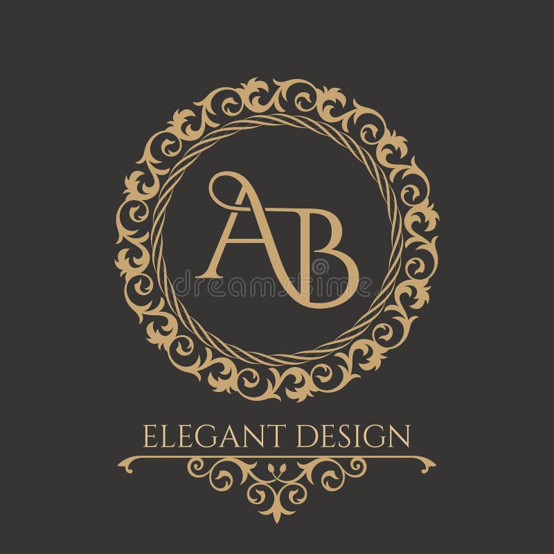 Monogram Intertwining Letters Stock Illustrations – 11 Monogram ...