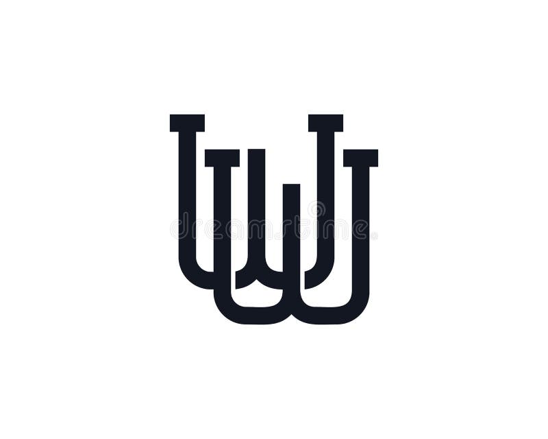 Monogram Letter Icon Logo Design Element Stock Vector - Illustration of ...